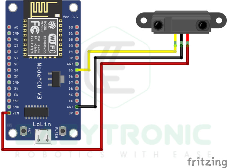 IR sensor with Blynk App | NodeMCU Automation
